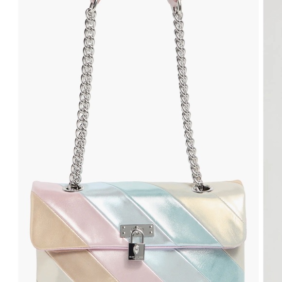 Kurt Geiger | Bags | Kurt Geiger Pink And Blue Shoulder Bag With ...